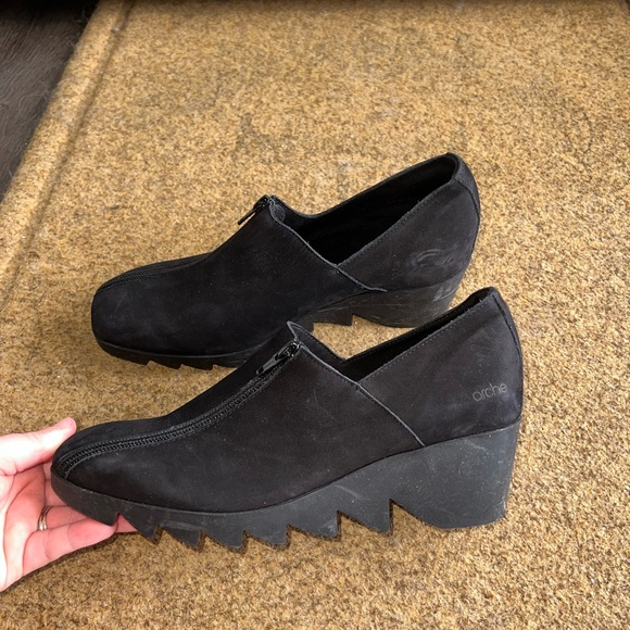 Arche | Shoes | Arche Womens Black Wedge Shoes | Poshmark